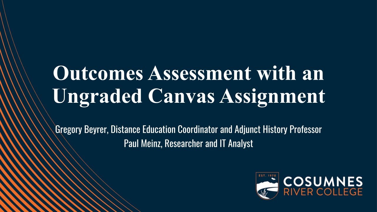 Canvas - Easy Documentation of Outcomes Achievement - YouTube