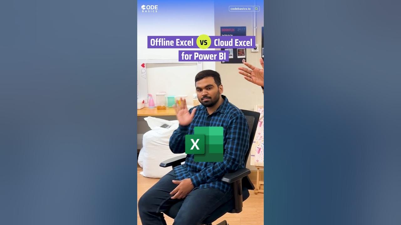 Offline Excel Vs Cloud Excel for Power BI #shorts #codebasics #powerbi #dataanalysis #data - YouTube