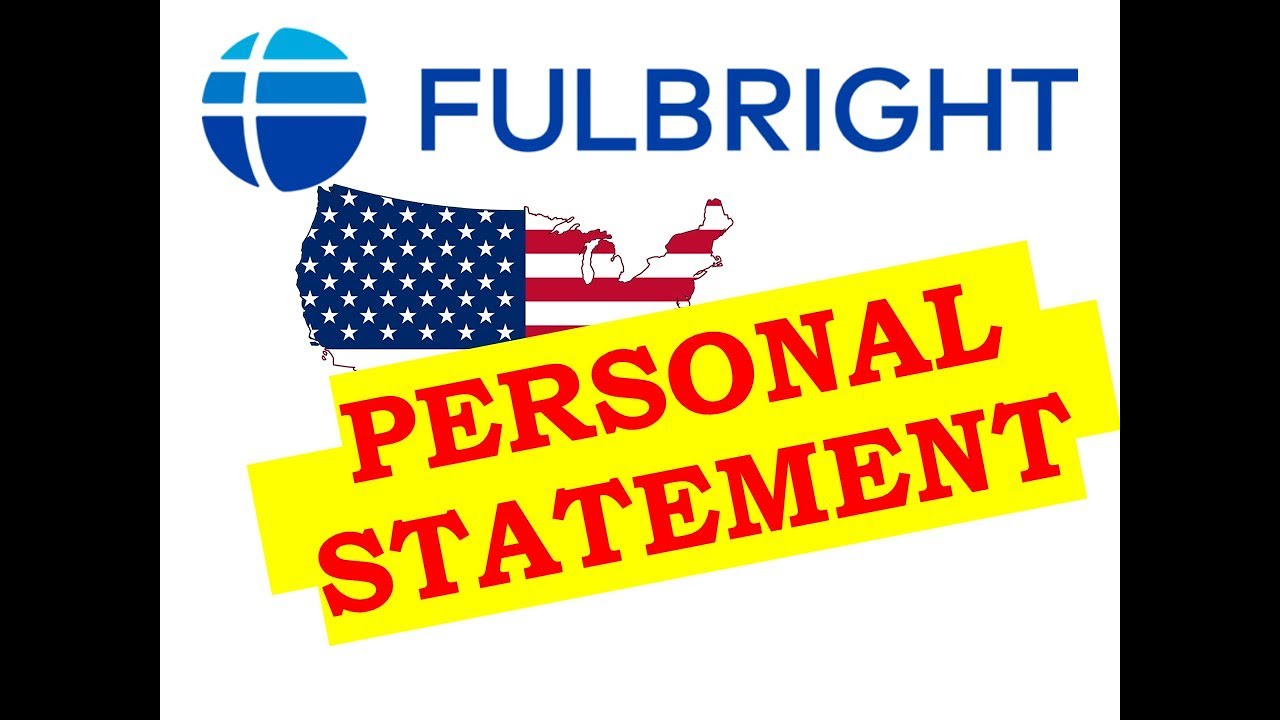 PERSONAL STATEMENT - BOLSA DA FULBRIGHT - YouTube