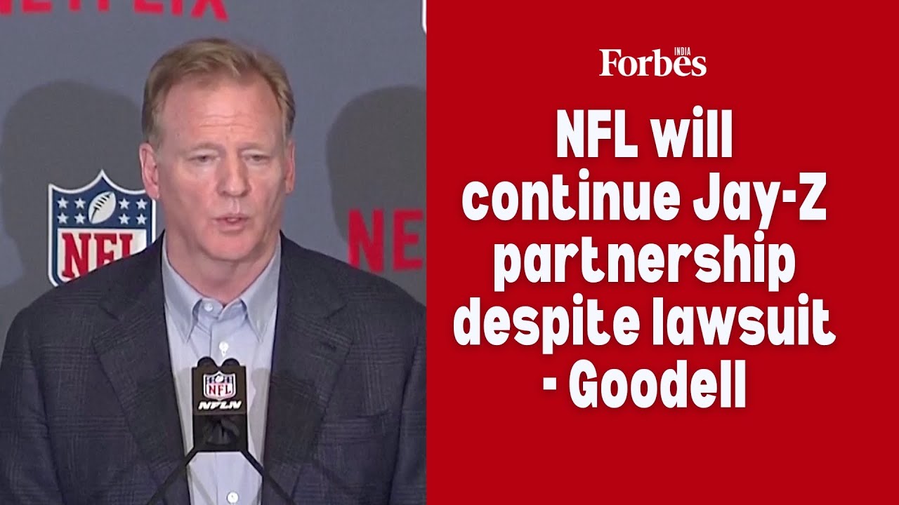 NFL will continue Jay-Z partnership despite lawsuit: Goodell - YouTube
