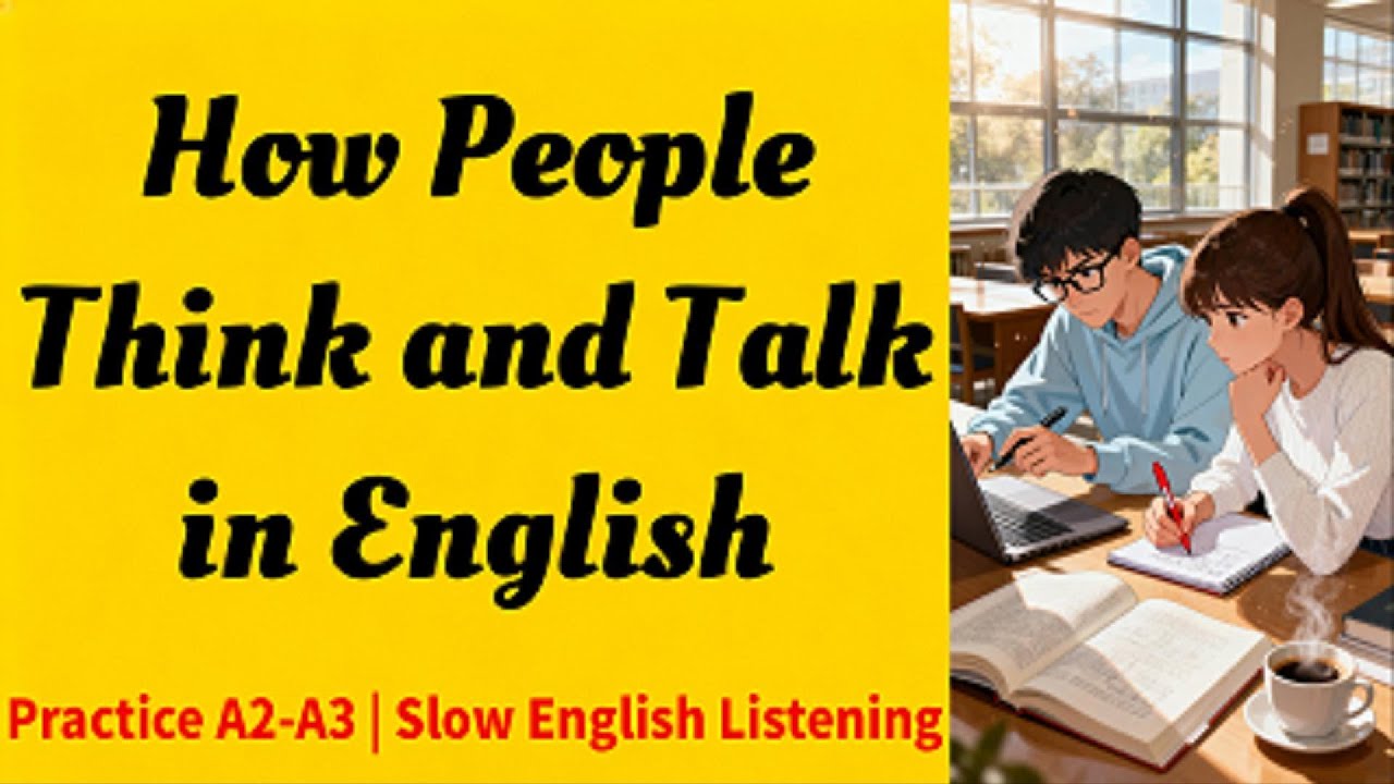 How People Talk in English | Think and Talk in English | Practice A2–A3 ...