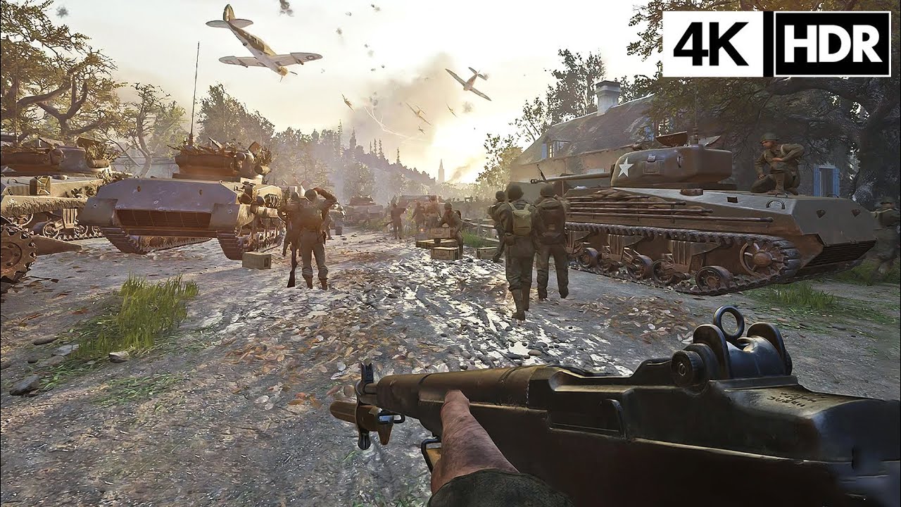 OPERATION COBRA | Call Of Duty WW2 | Realistic ULTRA Graphics Gameplay ...