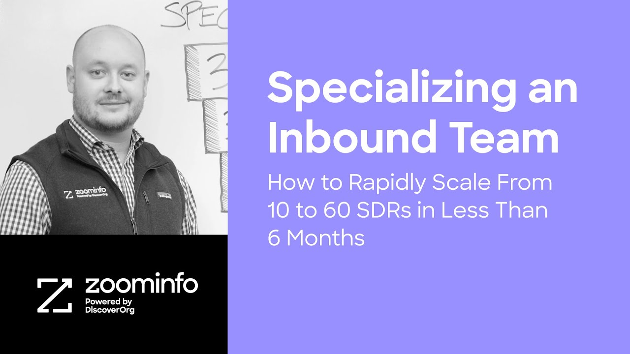 Specializing an Inbound Team - YouTube