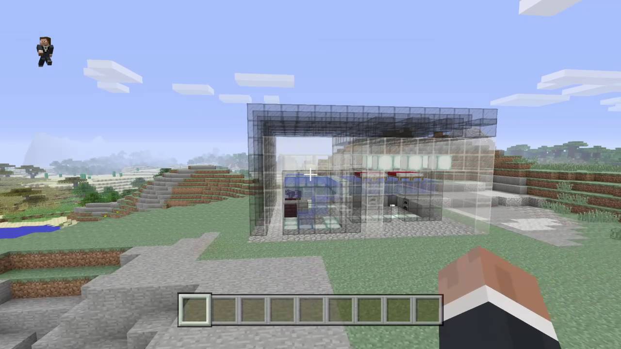 Minecraft Glass House - YouTube
