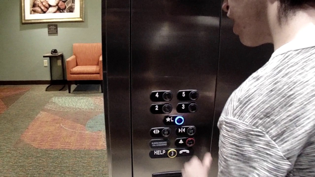 ThyssenKrupp Hydraulic Elevator Hilton Garden Inn Pigeon Forge with TJElevatorfan - YouTube