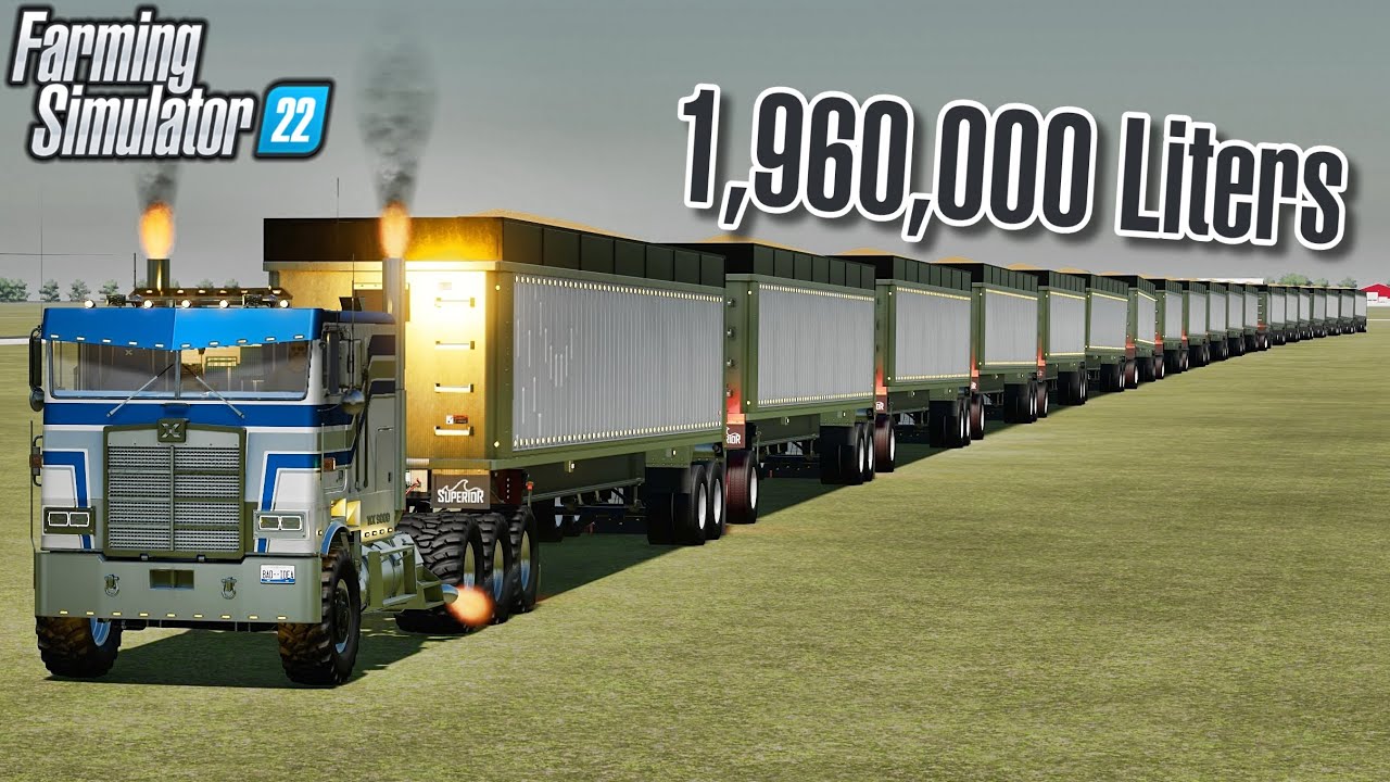 How Many Trailers Can You Pull? (& other bad ideas) | Farming Simulator ...