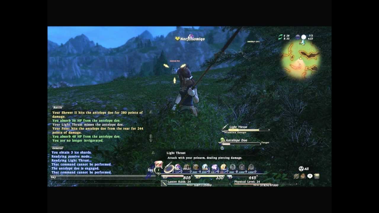 Antelope in FFXIV 1.0 - YouTube
