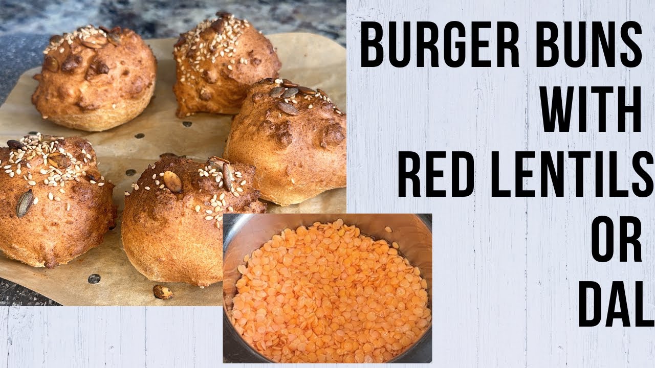 Bread Buns with Red Lentils/ Gluten Free Bread Buns Recipe/Bread with ...