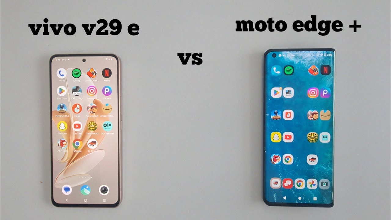 Motorola Edge Plus vs Vivo V29e || Speed Test - YouTube