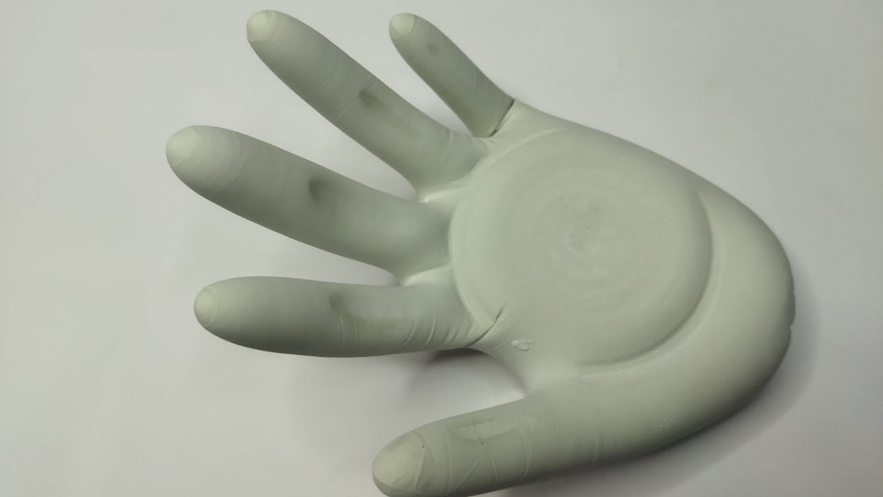 DIY Hand shape from cement for room decoration/How to Make Cement Hand ...