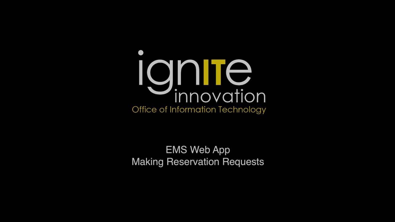 EMS Web App Making Reservations - YouTube