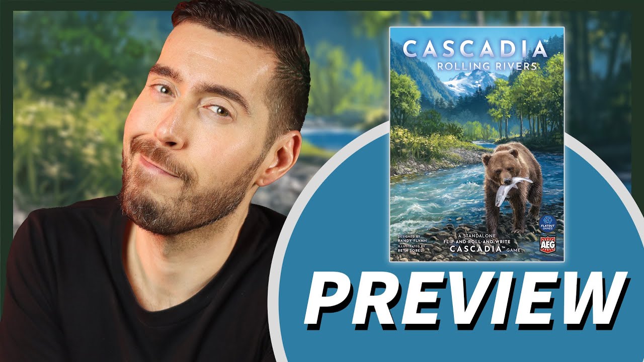 PREVIEW - Cascadia: Rolling Rivers from Flatout Games!! - YouTube