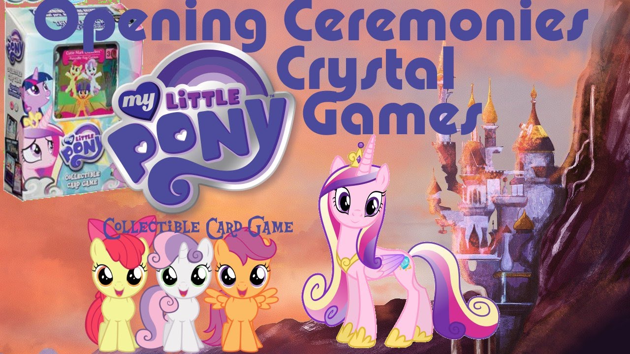 MLP CCG The Crystal Games Theme Deck Opening Ceremonies (Deutsch/HD ...