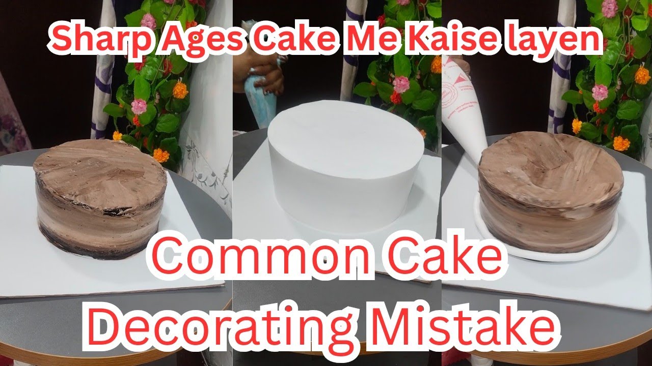 Perfect Sharp Ages Cake With Whipping Cream 👍 How To Achieve Sharp Ages ...