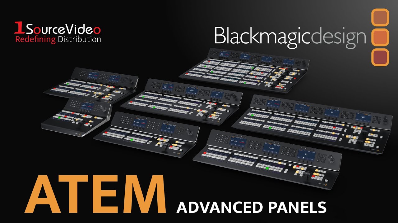 Blackmagic Design's ATEM Advanced Panels: For Professional Broadcast-Style Workflows! - YouTube