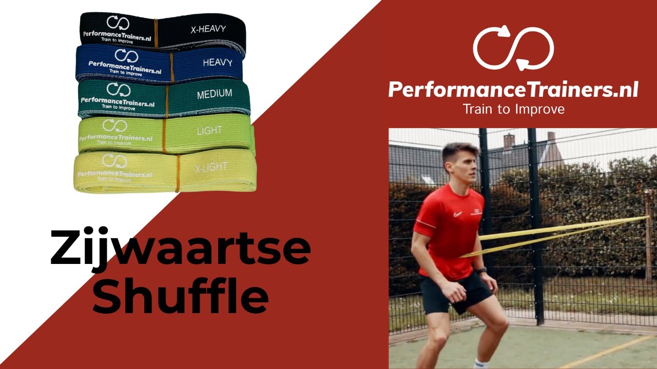 Zijwaartse shuffle | Pro-band long | Performance Trainers - YouTube