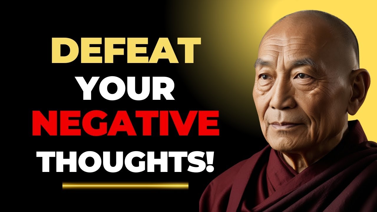 How to Defeat Negative Thoughts and Stay Positive | Buddhism - YouTube