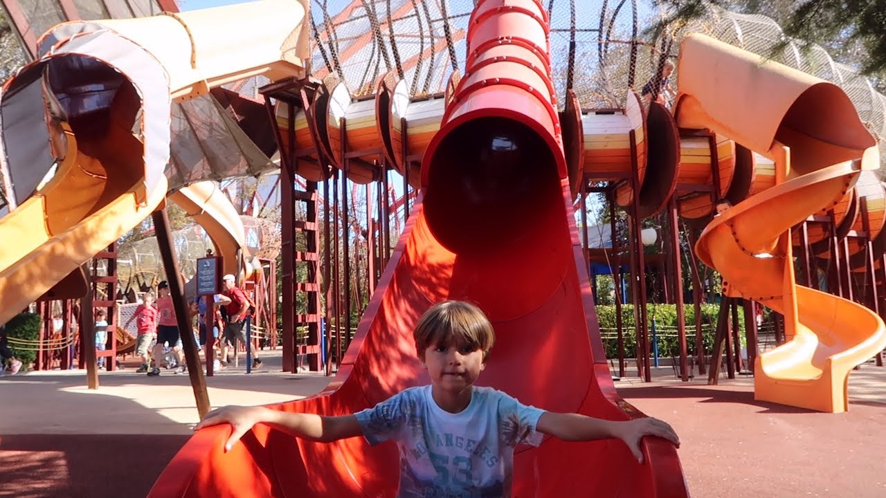Dragon Playground Fun - Slide, Run, Play - YouTube