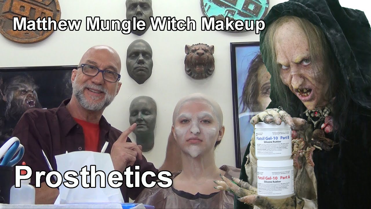 Matthew Mungle Witch Prosthetics Application Tutorial - YouTube