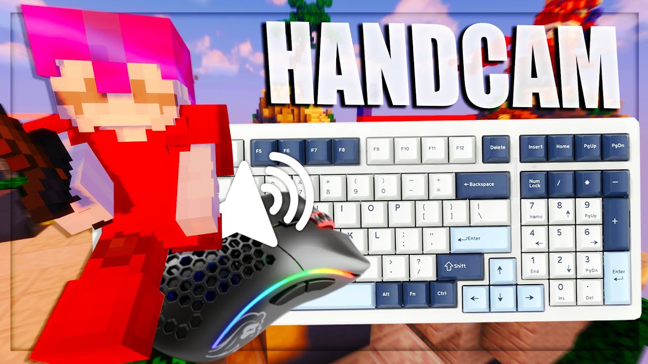 Handcam Keyboard + Mouse Sounds ASMR | Hypixel Bedwars - YouTube