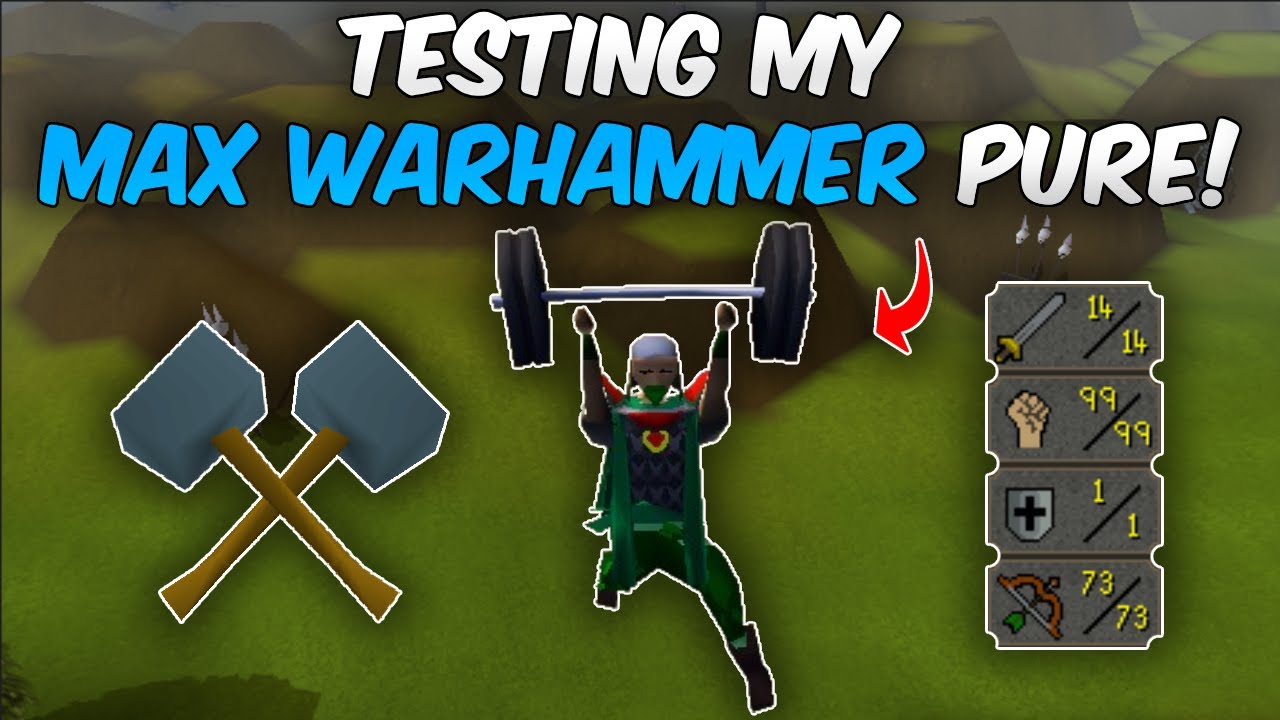 Testing My Max Rune Warhammer Build In F2P PKING [OSRS] - YouTube