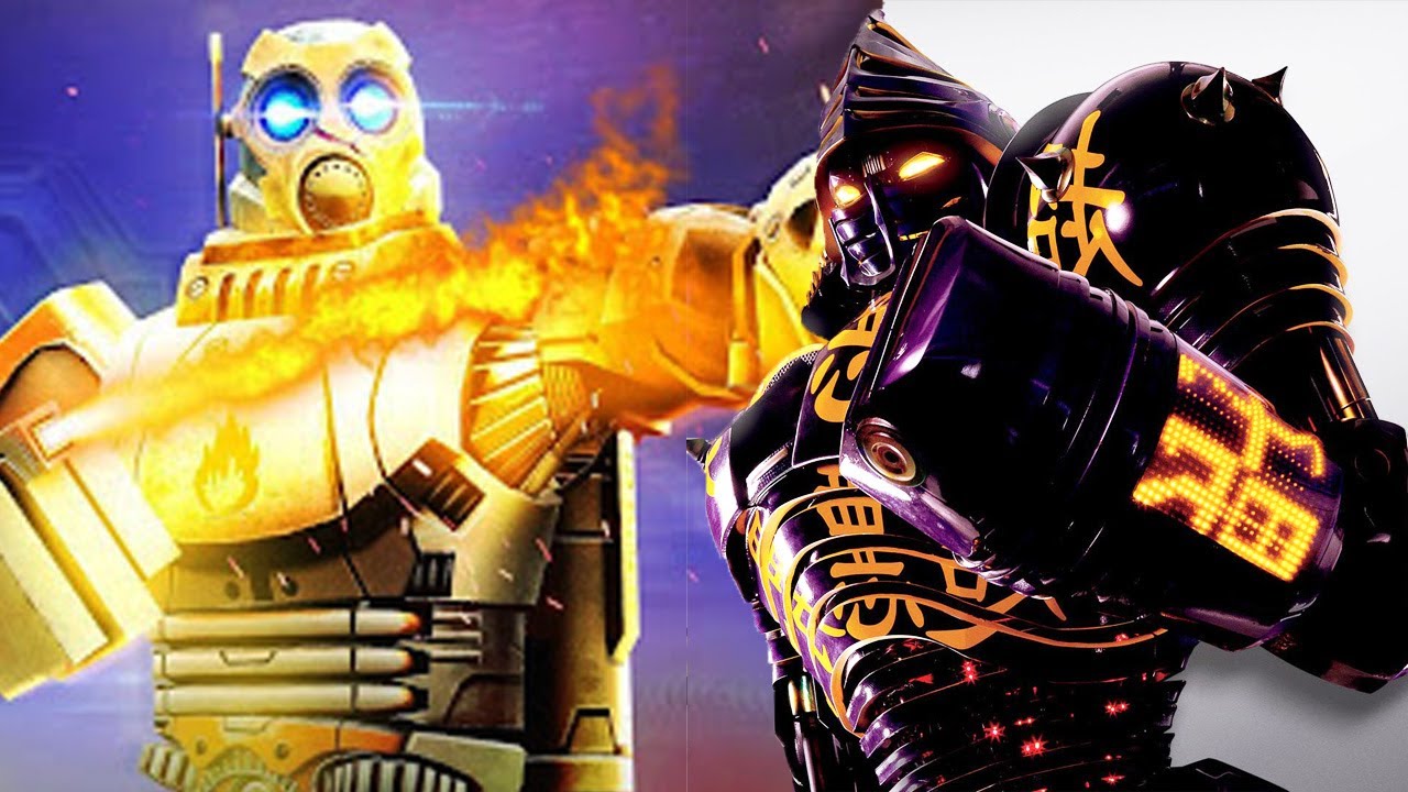 REAL STEEL WRB WILDFIRE Vs Noisy Boy & Hollowjack & Gridlock & Fat Boy ...