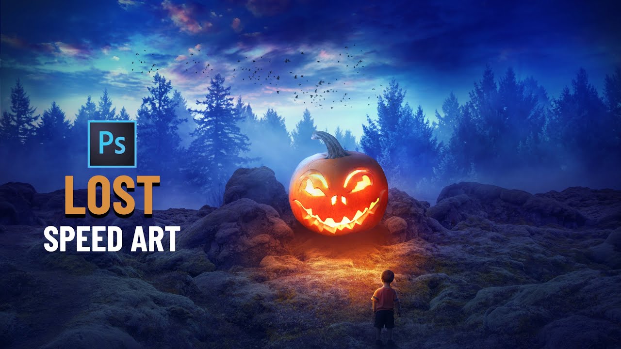 Lost | Photoshop Speed Art - YouTube