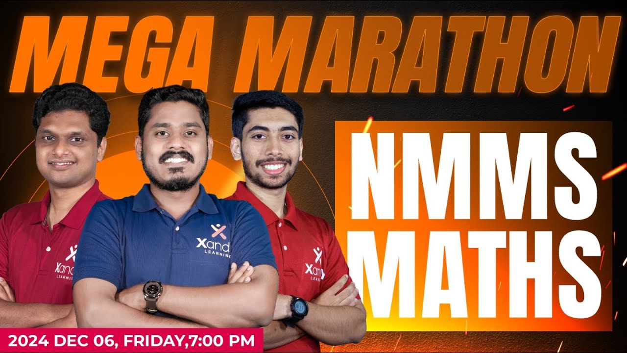 Nmms Mega Marathon Maths Live Class Class 08 Nmms Class8 Exam 4589