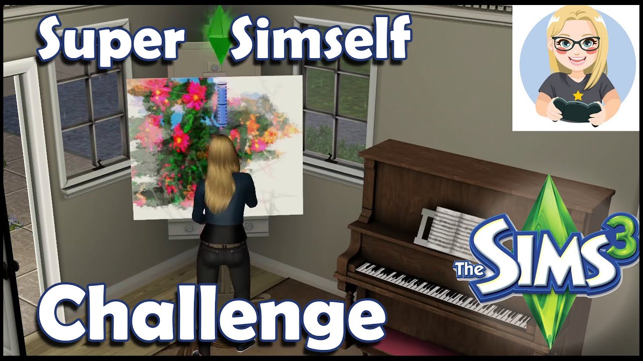 The Sims 3 Super Simself Challenge! | Painting our way to Paris! - YouTube