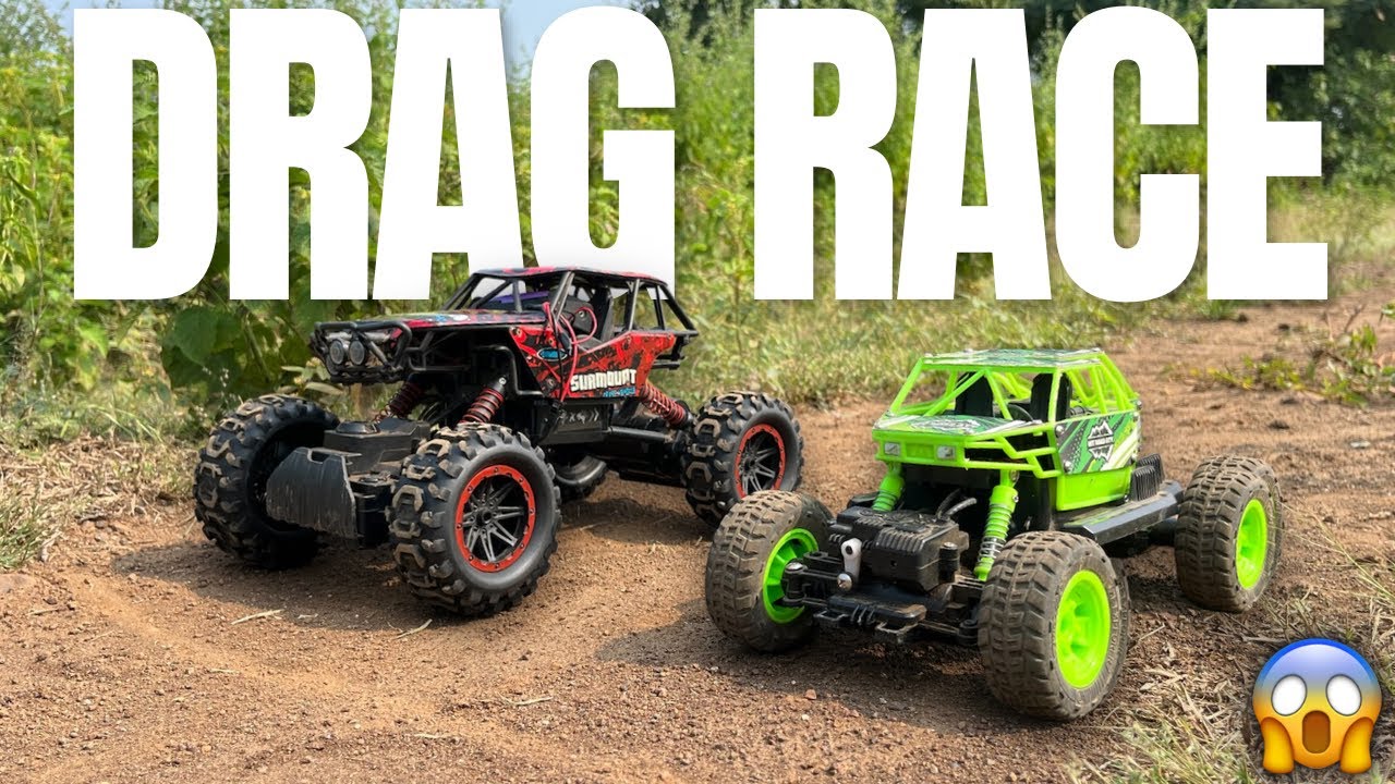 Drag race challenge 🤪 Mirana duster 4x4 vs big size rc car drag racing ...