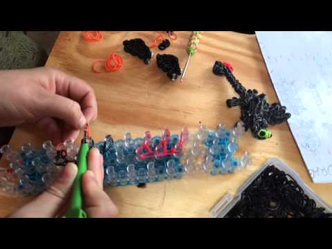 toothless pt 1 RAINBOW LOOM - YouTube