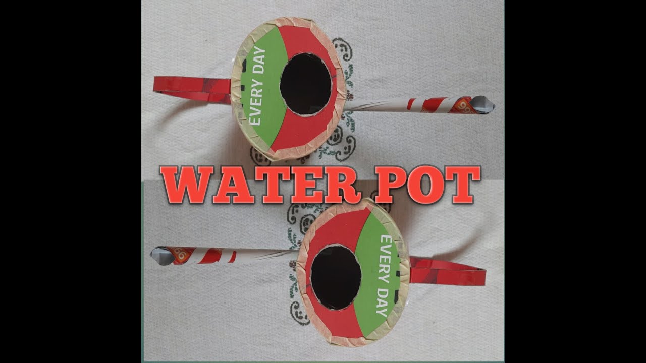 How To Make Paper Water Pot// Paper Water Pot Keise Banate Hai/Vlog💧 ...