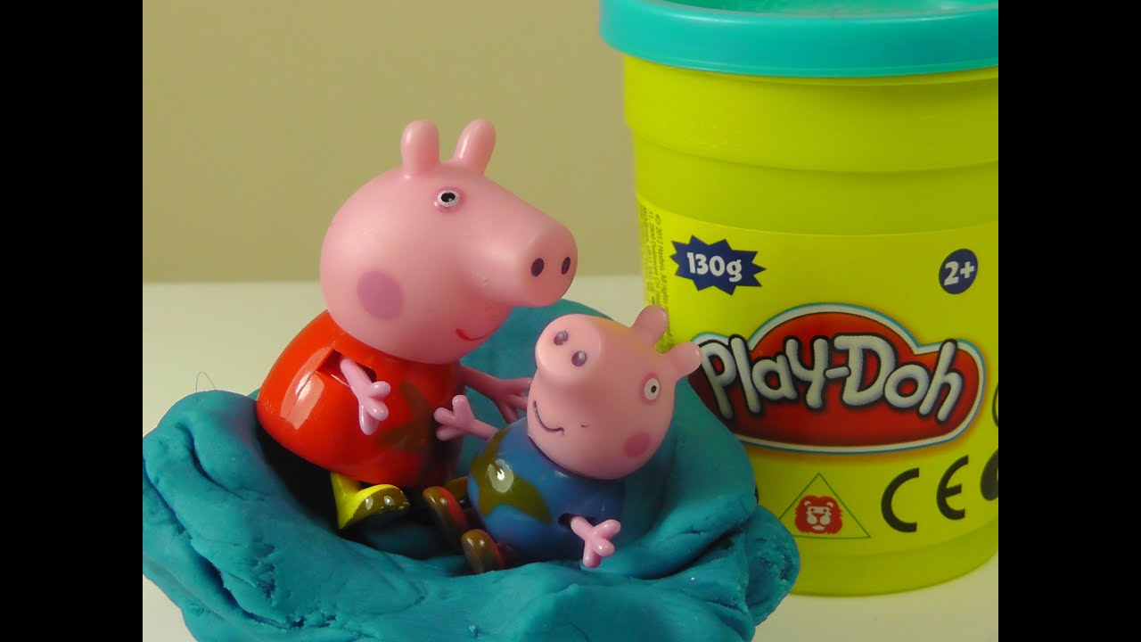 Peppa Pig Play Doh Toys Surprise - YouTube