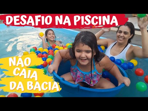 desafio da piscina *tente não cair da BACIA* Pool-Challenge