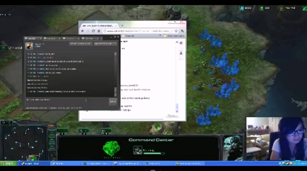 Sc2 hot gamer girl! - YouTube
