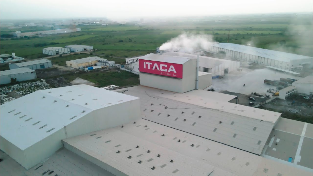 ITACA CERAMIC | SLAB MANUFACTURING PROCESS - YouTube