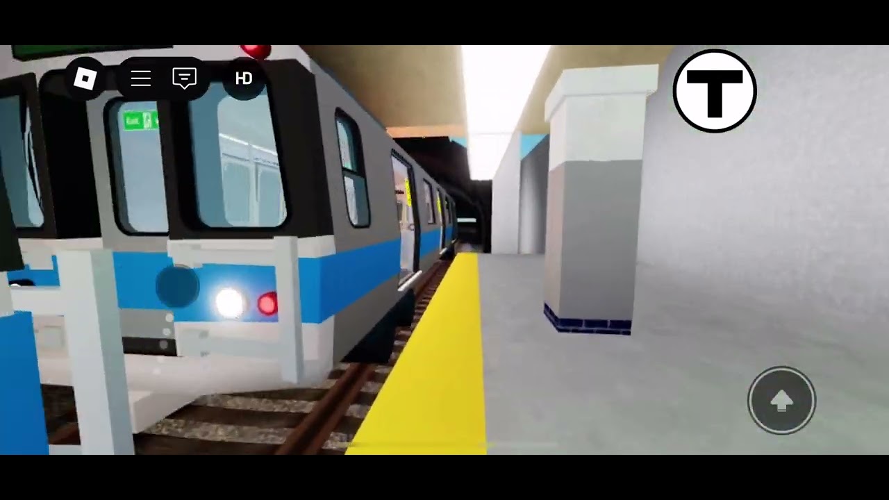 Roblox: playing the Mbta blue line Part 3 (Airport extension update ...