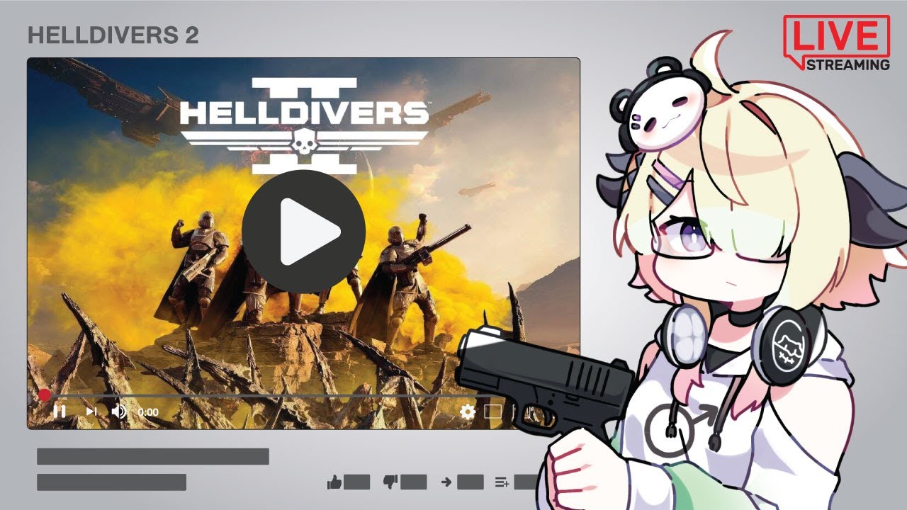 LIVE [helldivers 2] DAY-302 - YouTube