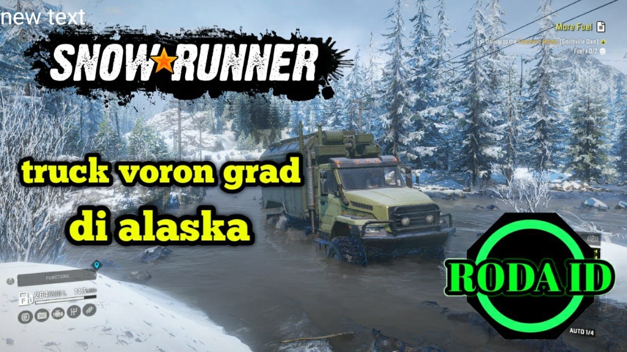NYOBAIN TRUCK VORON GRAD DI ALASKA (SNOWRUNNER) - YouTube