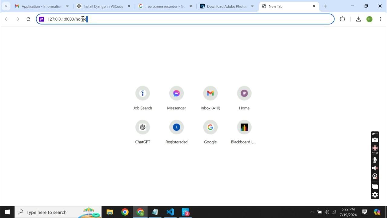 Creating a simple website using Python Django Webframework - pt.6 - YouTube