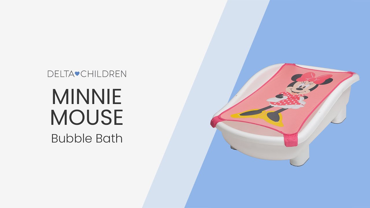 Disney Minnie Mouse My First Bubble Bath (by Delta Children) - YouTube