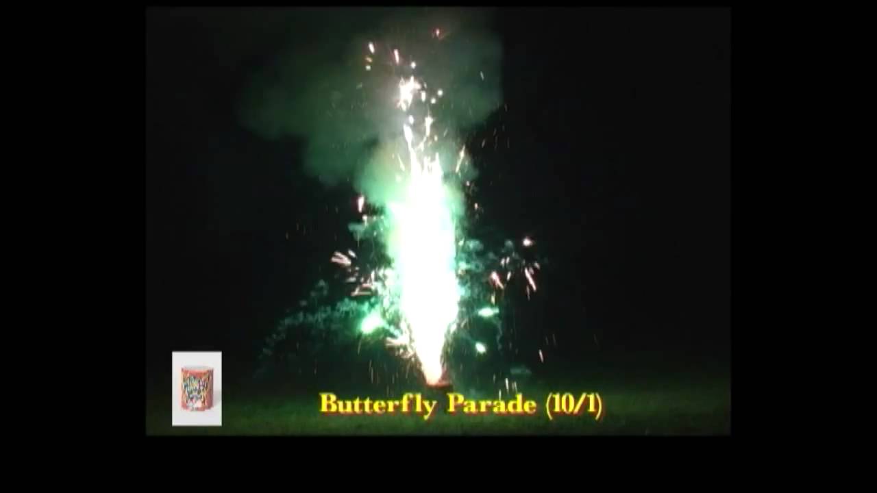 Jakes Fireworks The Butterfly Parade - YouTube
