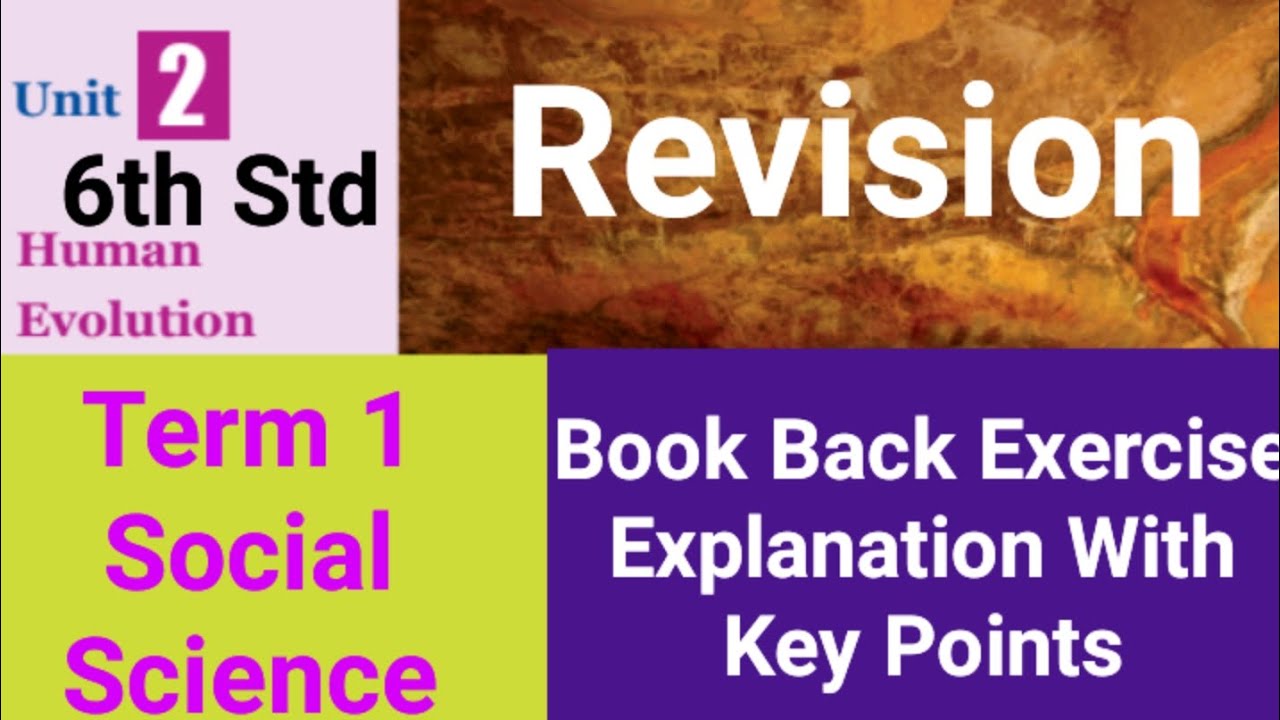 6th Std Social Term 1 Human Evolution Book Back Exercise YouTube 6th-std-social-term-1-human-evolution-book-back-exercise-youtube