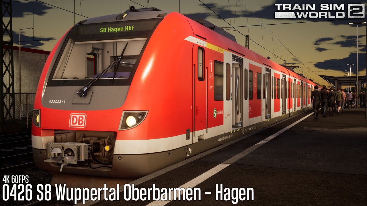 0426 S8 Wuppertal Oberbarmen - Hagen - Rhein-Ruhr Osten - BR 422 ...