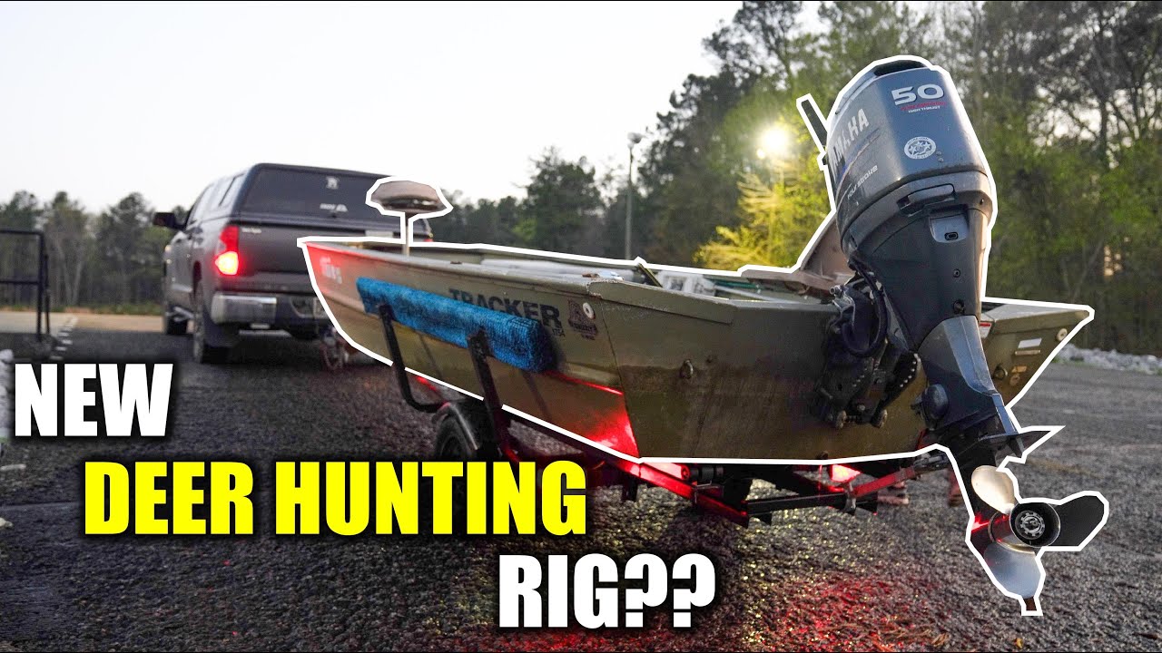 We got a BOAT for DEER HUNTING! - YouTube