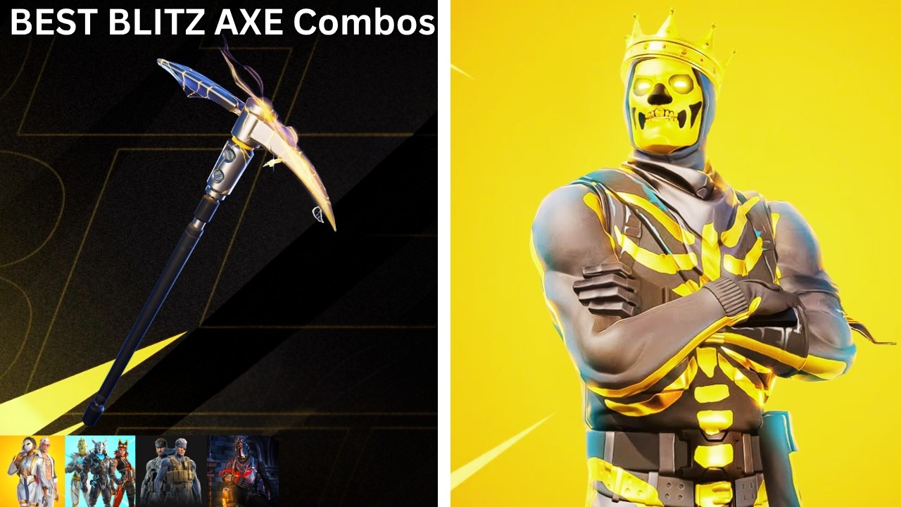 BEST BLITZ AXE PICKAXE Combos (*FREE PICKAXE*) - YouTube