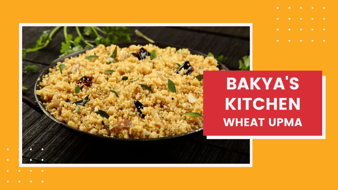 Wheat Upma | Healthy Food | DIY Recipes - YouTube