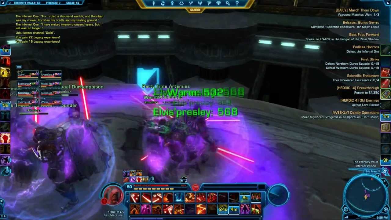 Exodus SWTOR Raiding Eternity Vault - YouTube