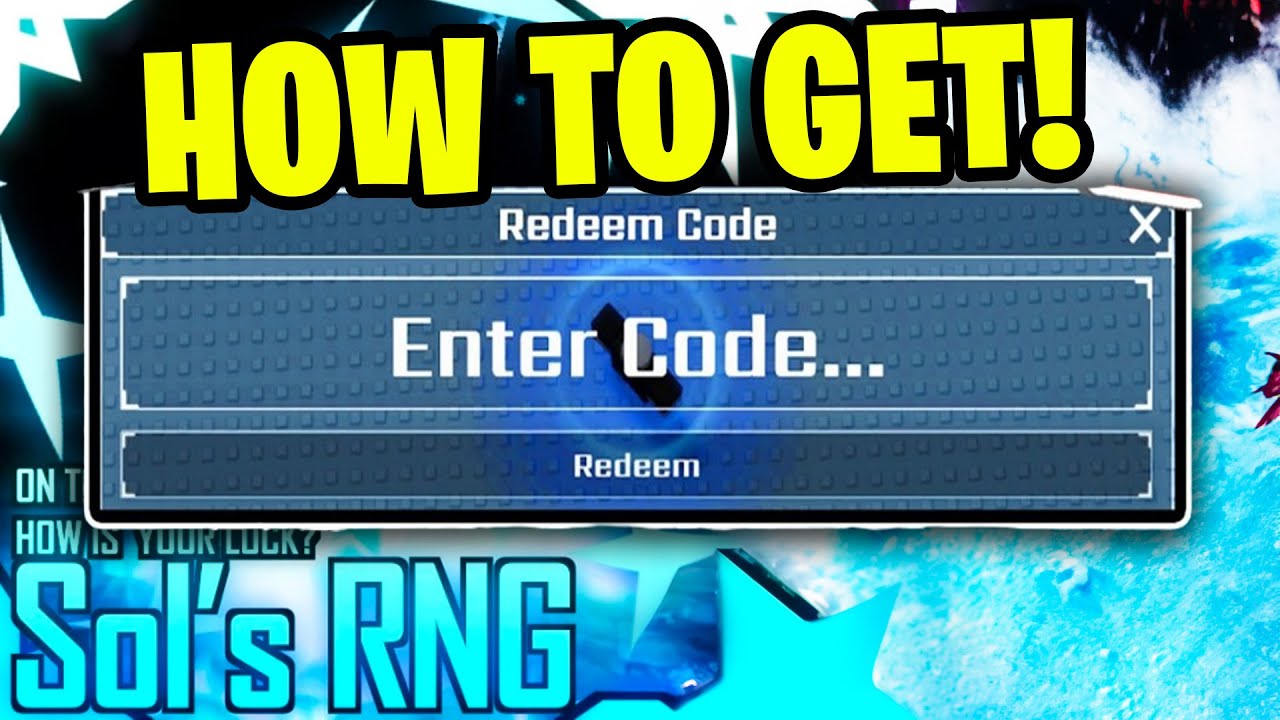 How To GET & REDEEM CODES In SOLS RNG! (EASY GUIDE) Roblox - YouTube