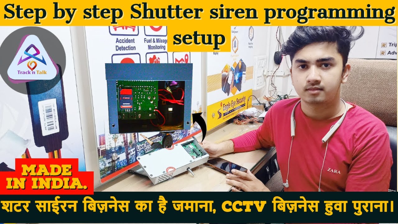 gsm shutter security | shutter alarm | security sensor | shutter siren ...